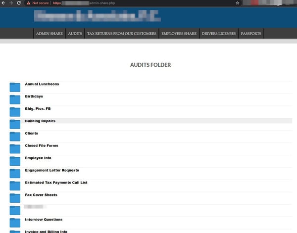 Cybercriminals Mimic Victim Website to Publish Exfiltrated Data on the Public Web